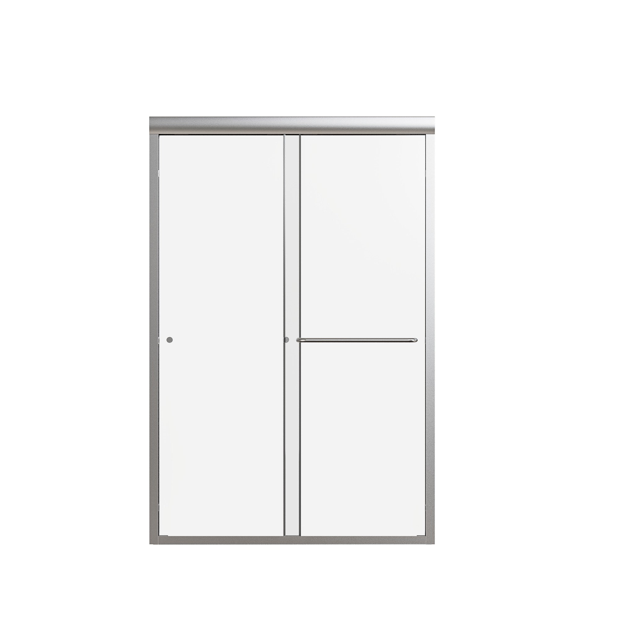 Arch Glass Designs 44-48 "Wx 72"H Semi-Frameless Double Sliding Shower Door | Wayfair